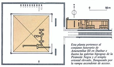 Planta interior de una pirámide